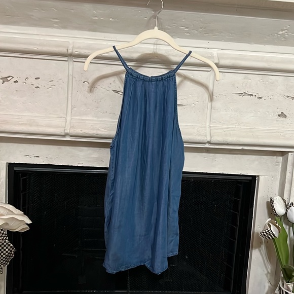 Blue Rain | Tops | Blue Rain Denim Halter Top | Poshmark